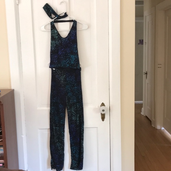 Costumes | Custom 3 Piece Glitter Fabric Dance Costume | Poshmark